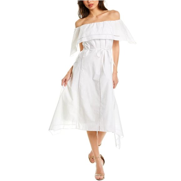 Theory | Dresses | Theory Theory Offtheshoulder Midi Dress | Poshmark